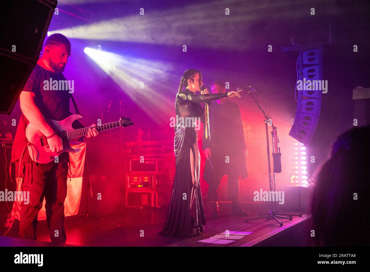 Singer Katerina Pavlenko performs with the band "Go A" (Ukraine) at The ...