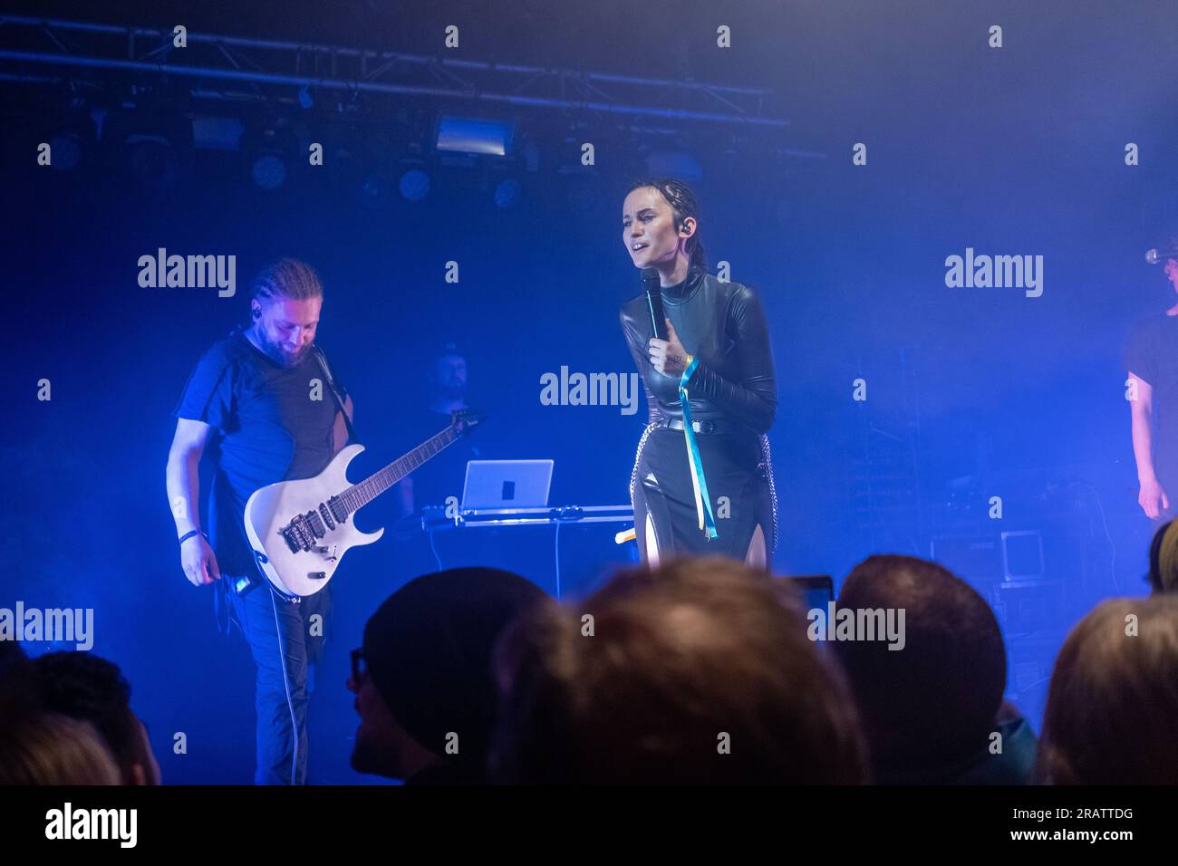 Singer Katerina Pavlenko performs with the band "Go A" (Ukraine) at The ...