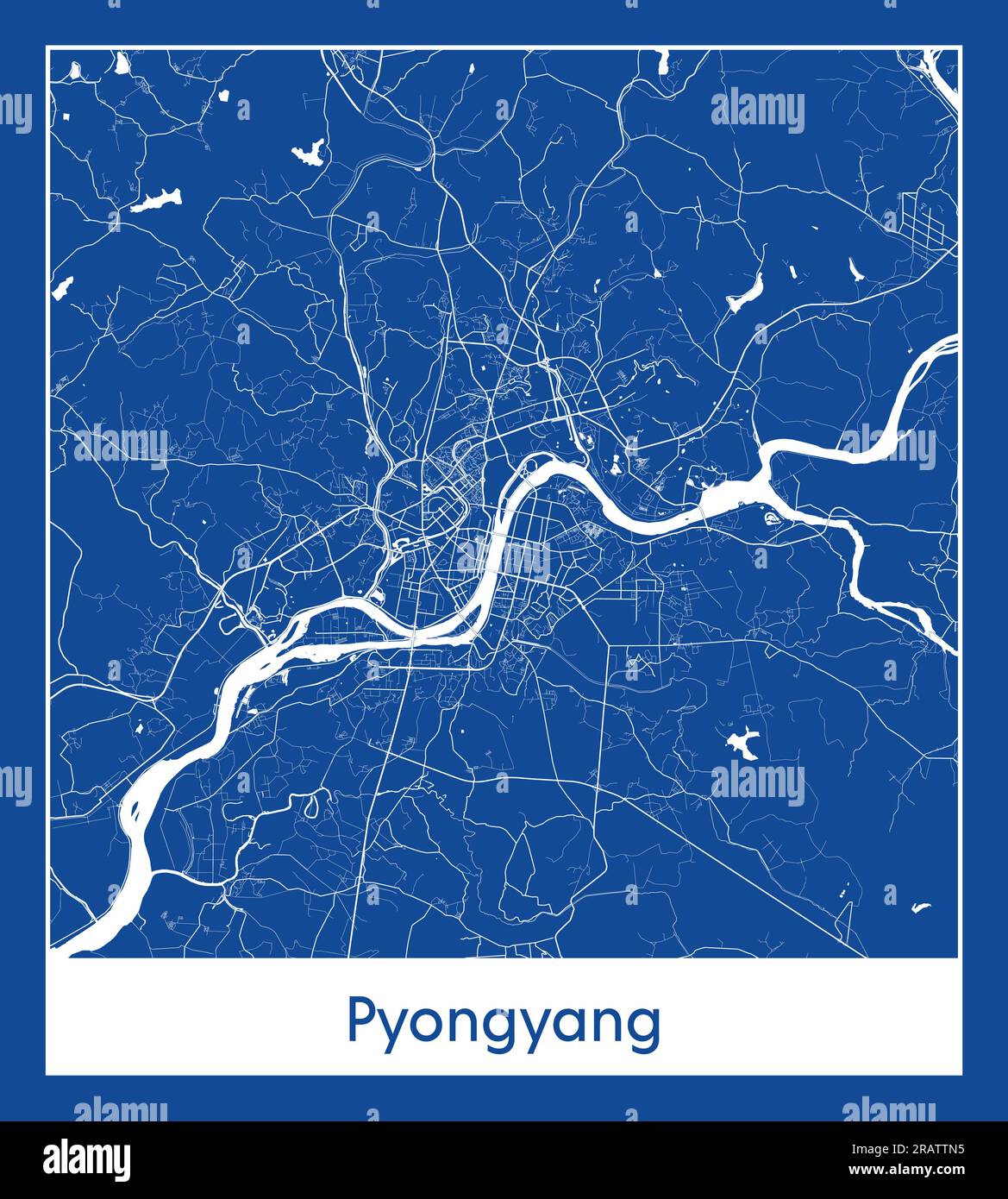 Pyongyang north korea map hi-res stock photography and images - Alamy