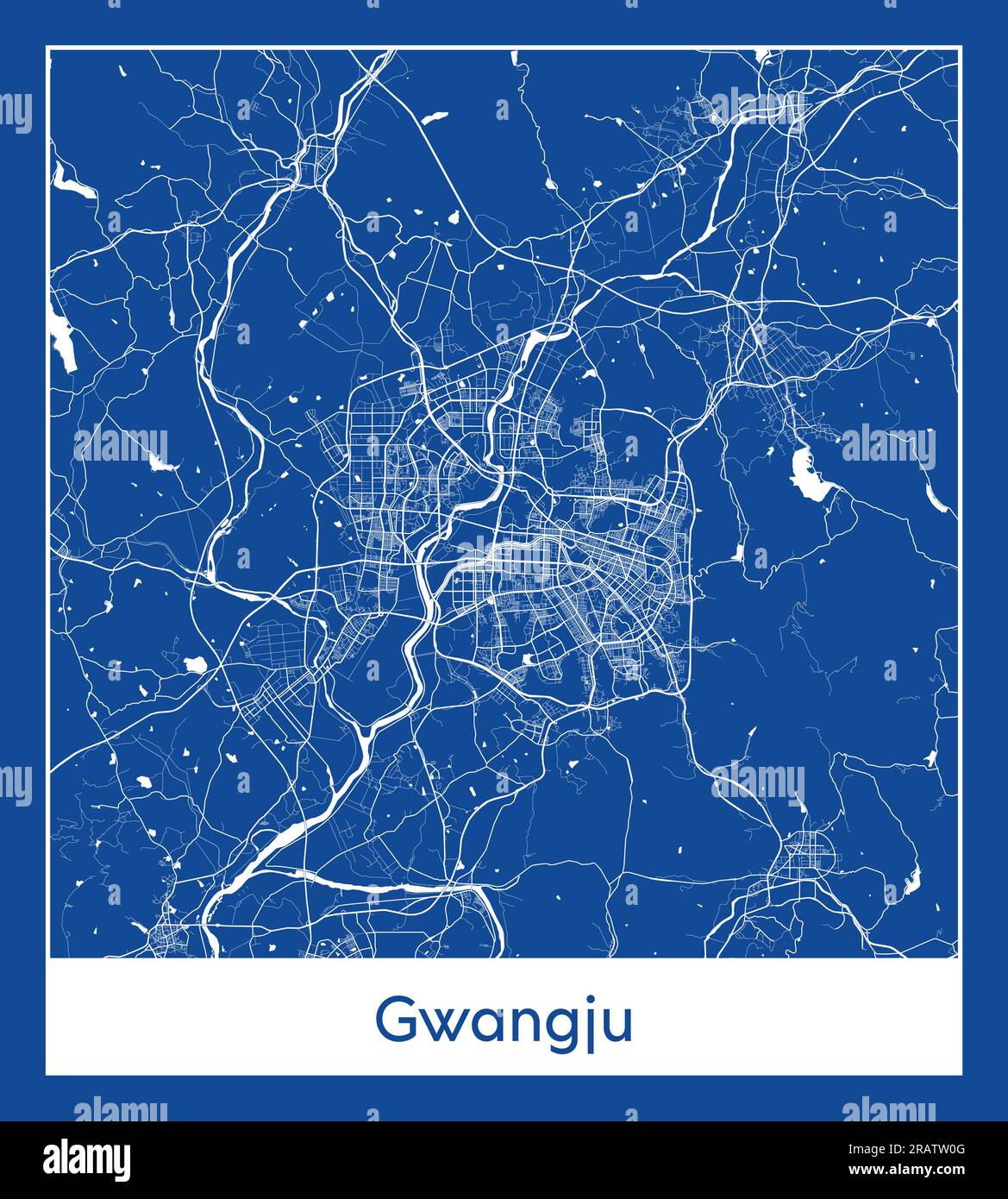 Gwangju City Map
