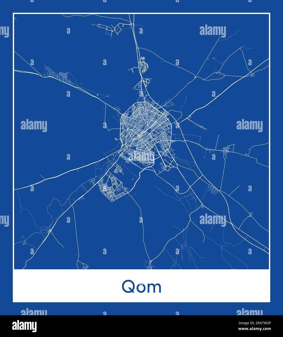 Qom map Stock Vector Images - Alamy