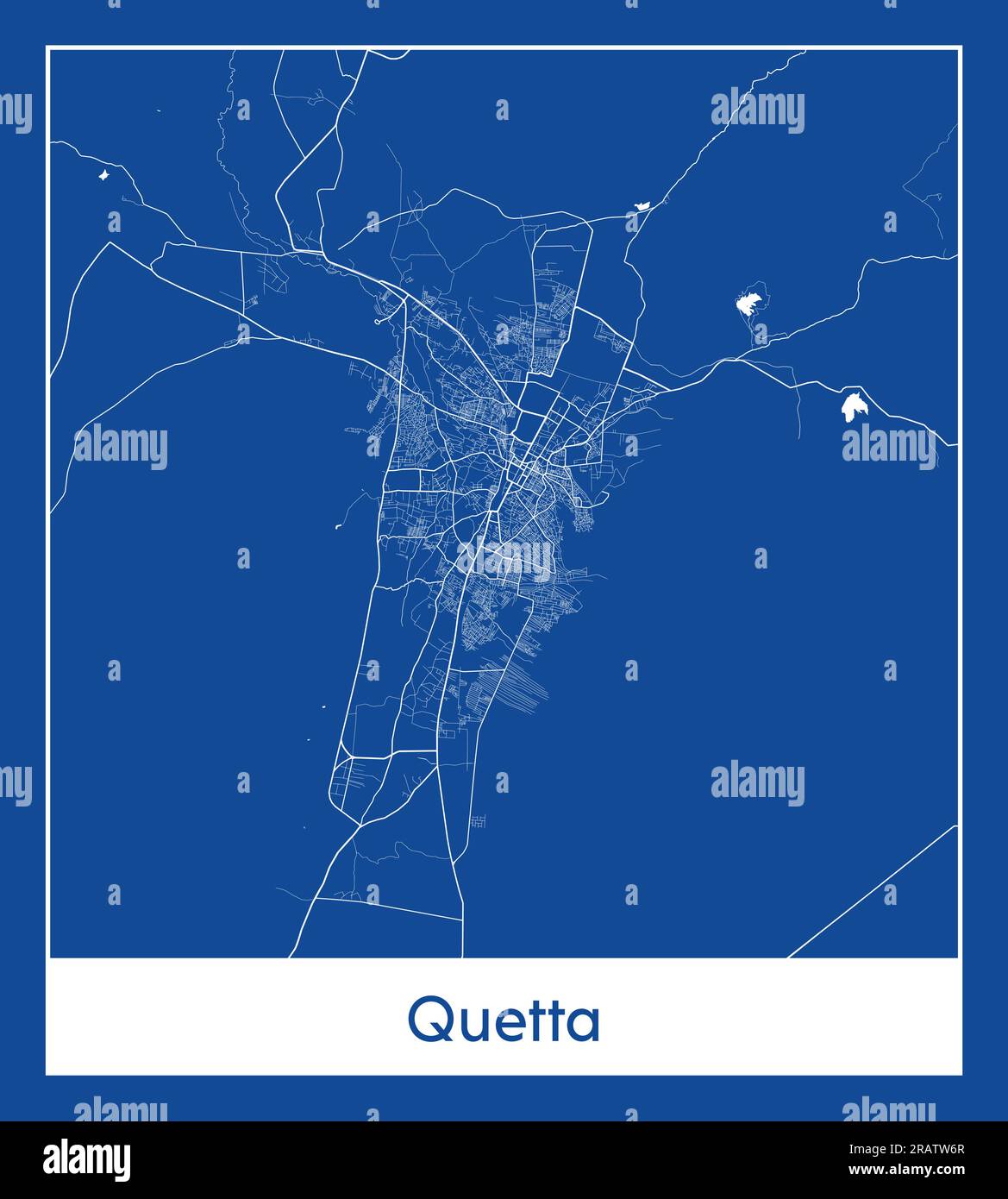 Quetta map Stock Vector Images - Alamy