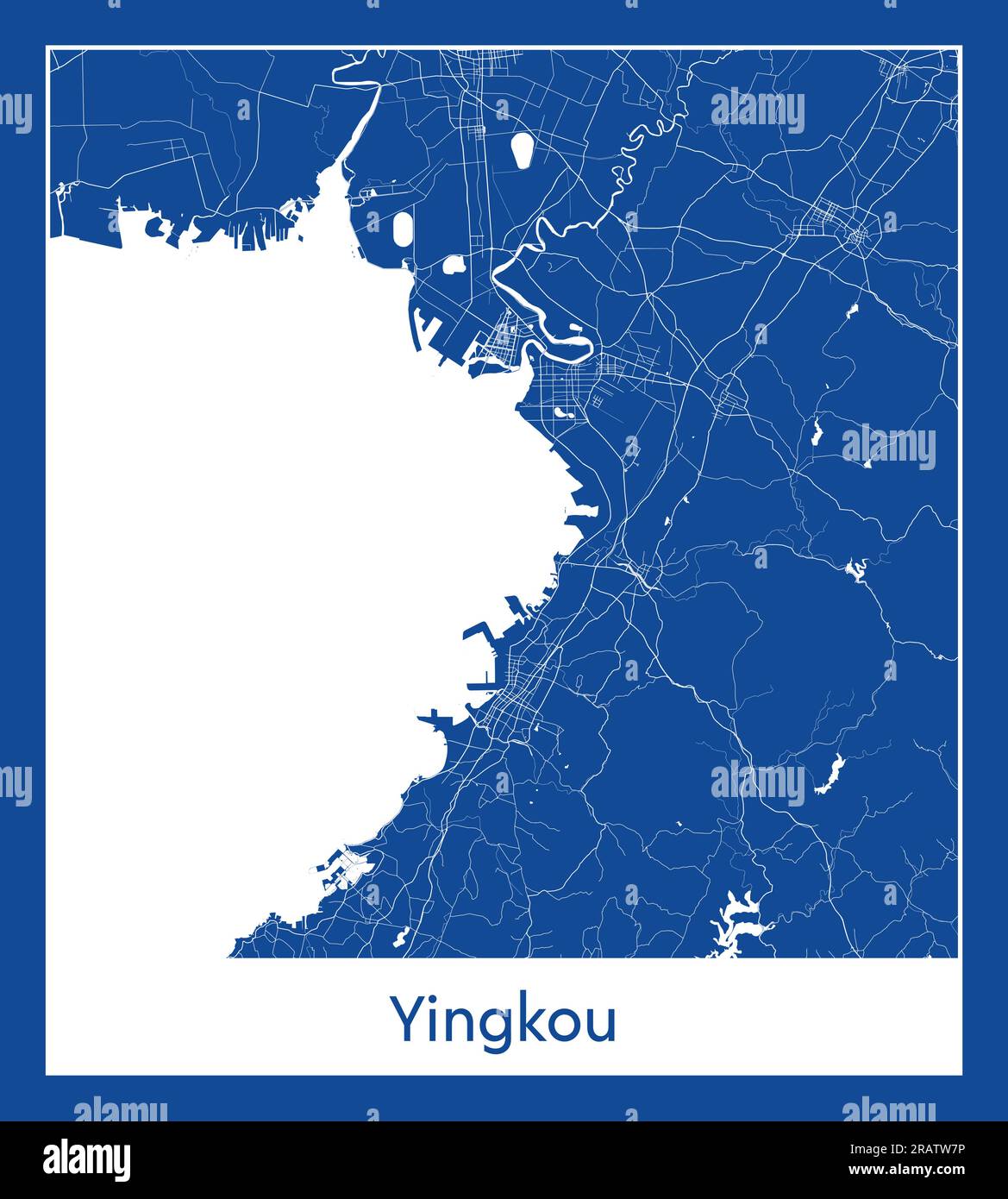 Yingkou map Stock Vector Images - Alamy
