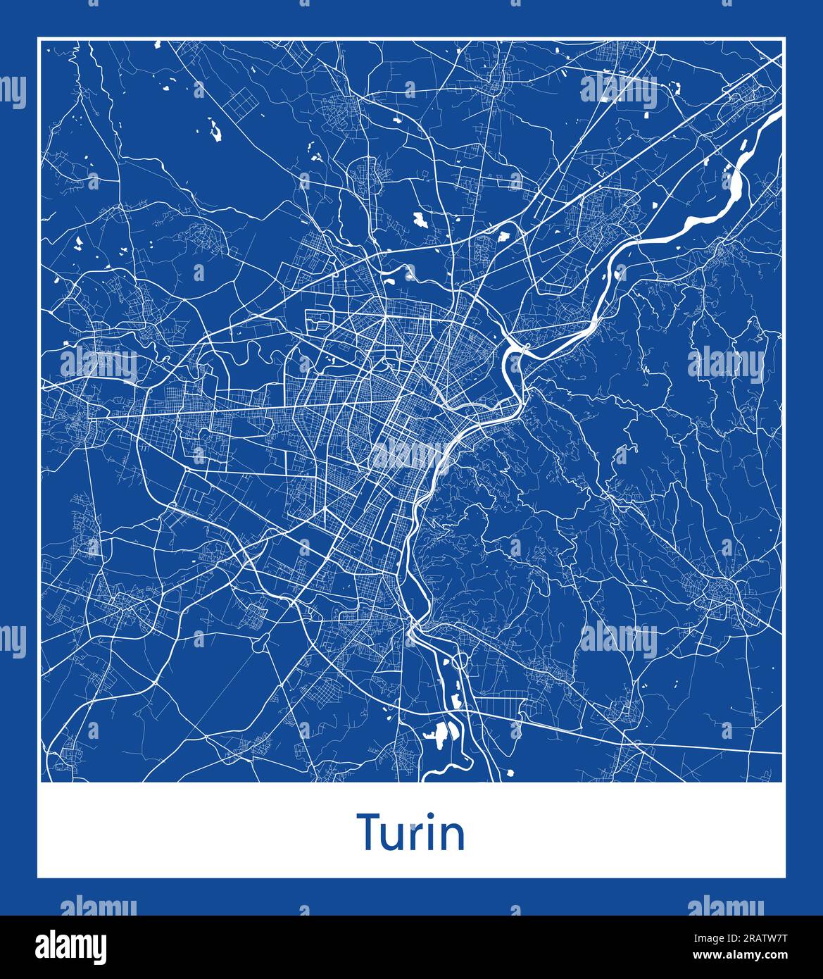 Map of turin hi-res stock photography and images - Alamy