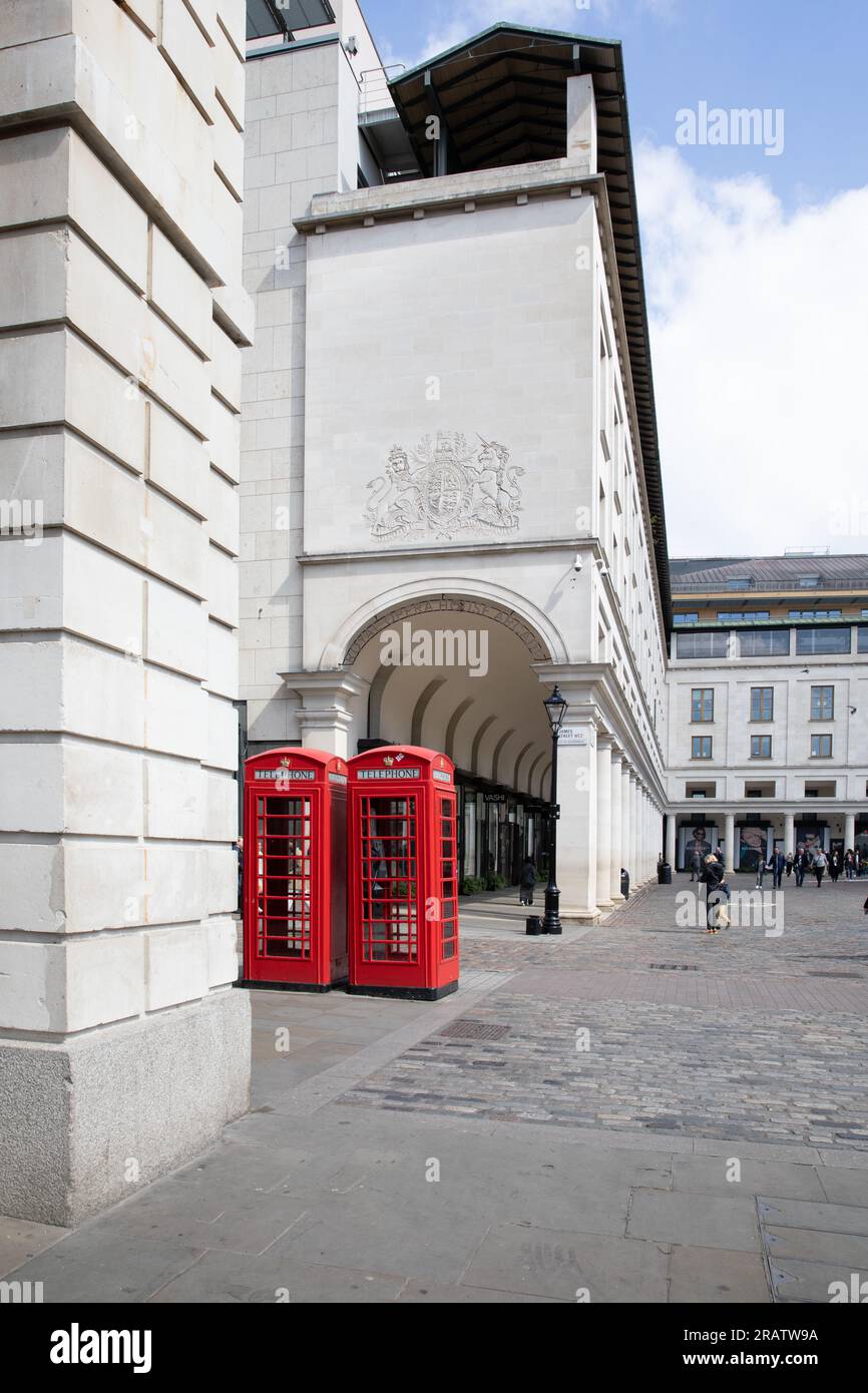 London, UK - April 19 2023: Covent Garden with the entrance to the ...