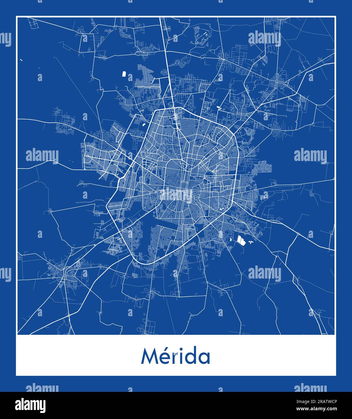 Map of merida mexico hi-res stock photography and images - Alamy