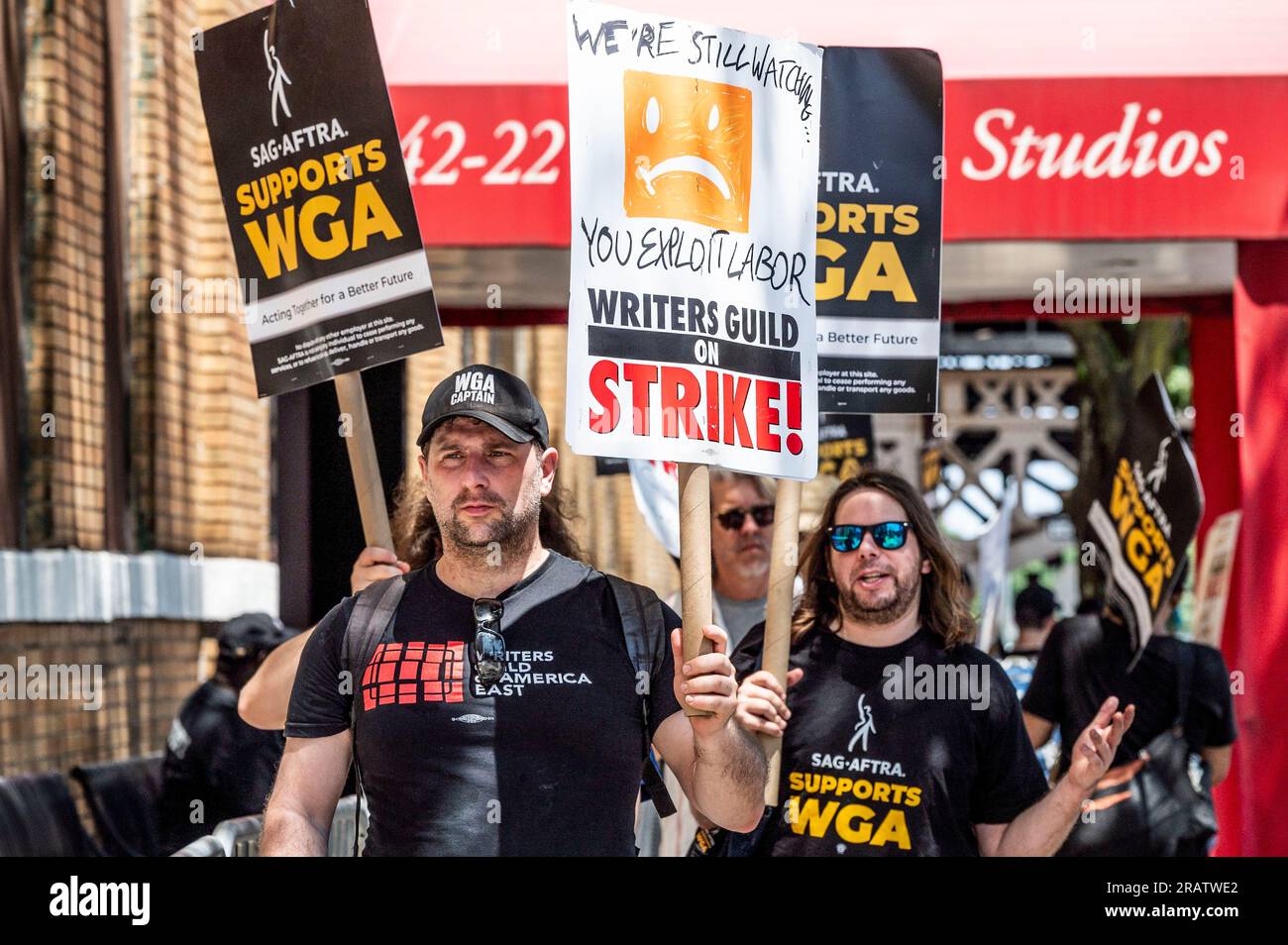 July 5, 2023, New York City, New York, United States: People walking a ...