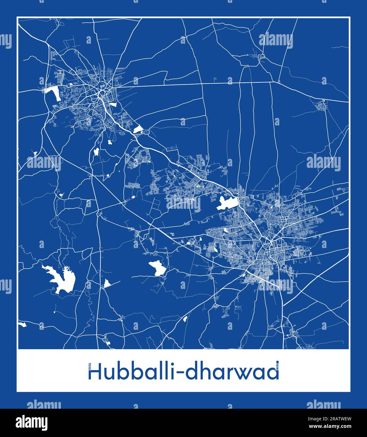 Hubballi dharwad map hi-res stock photography and images - Alamy