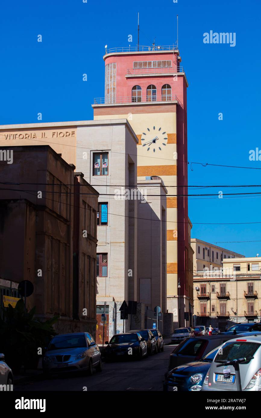 Fire station, Palermo, Sicily, Italy Stock Photo - Alamy