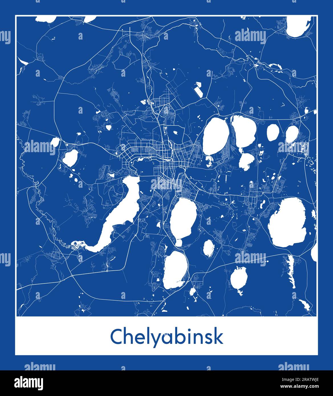 Chelyabinsk map Stock Vector Images - Alamy