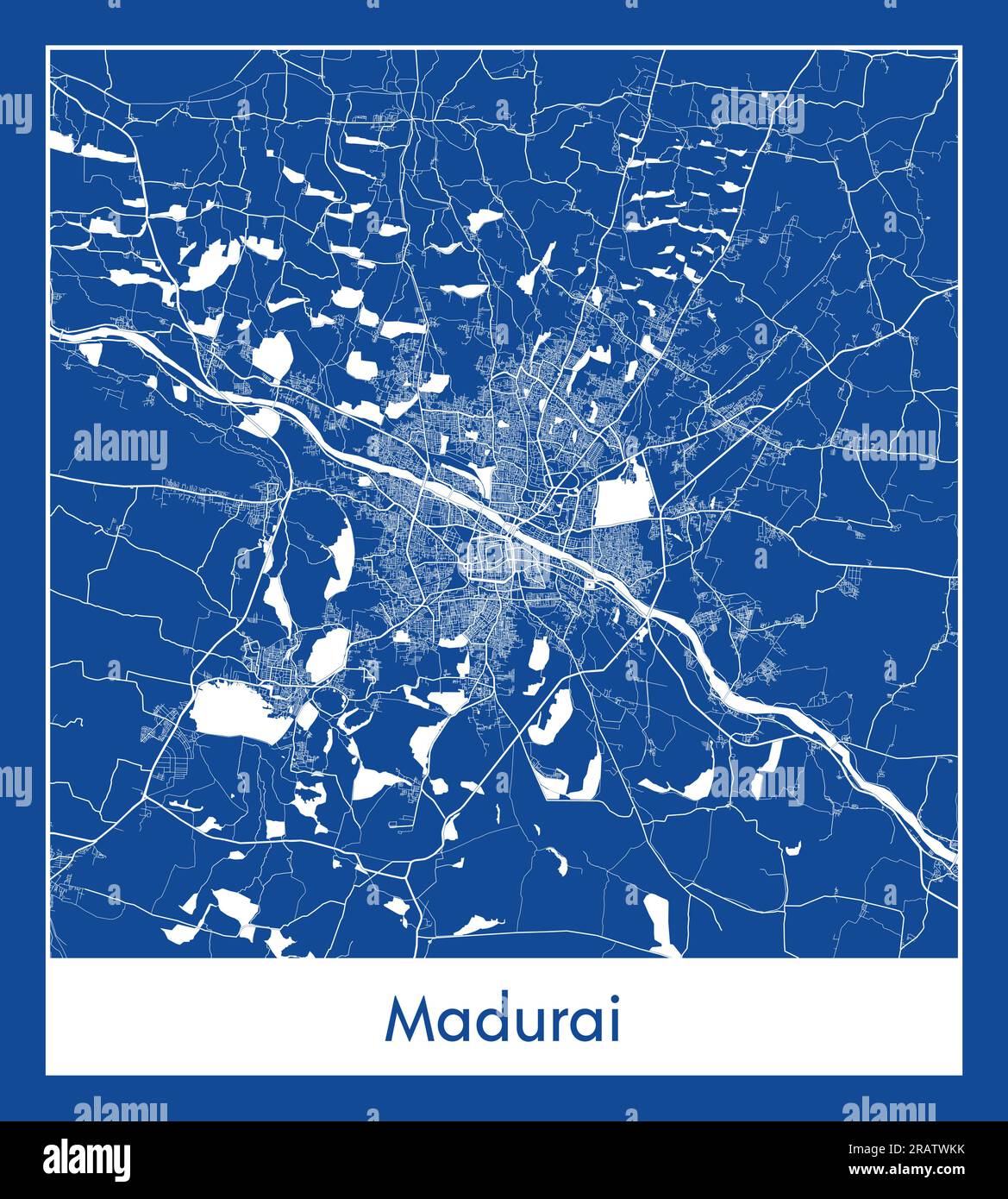 Madurai map Stock Vector Images - Alamy