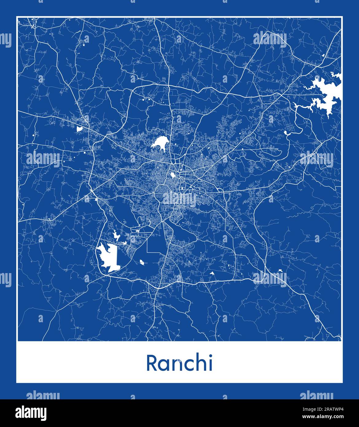 Ranchi map Stock Vector Images - Alamy