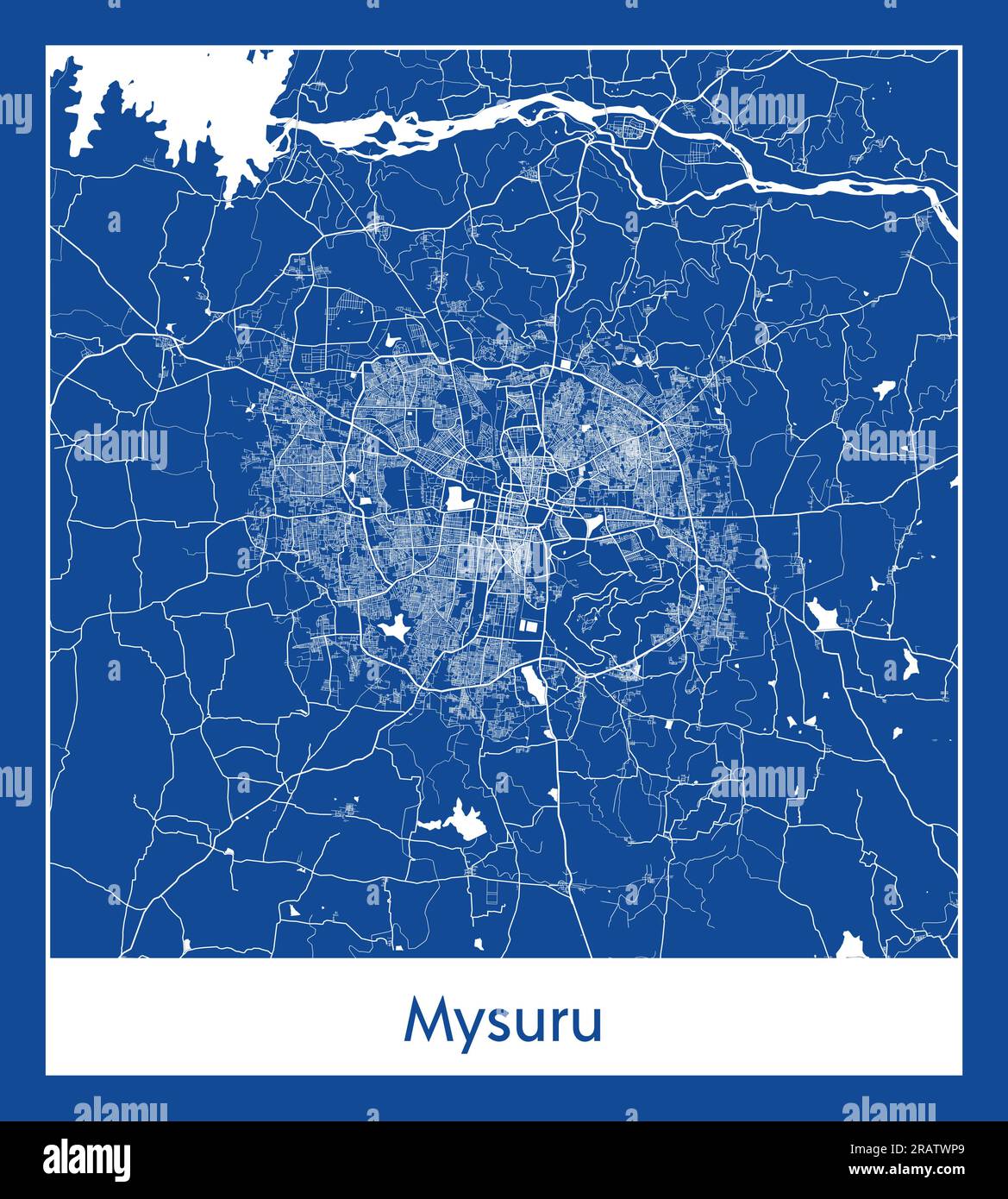 Mysuru map Stock Vector Images - Alamy