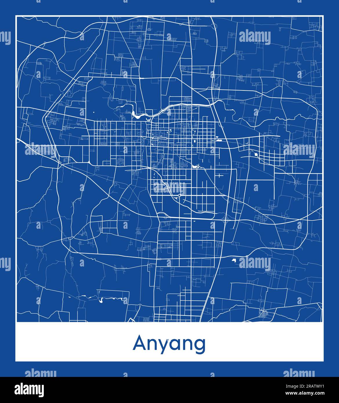 Anyang map Stock Vector Images - Alamy