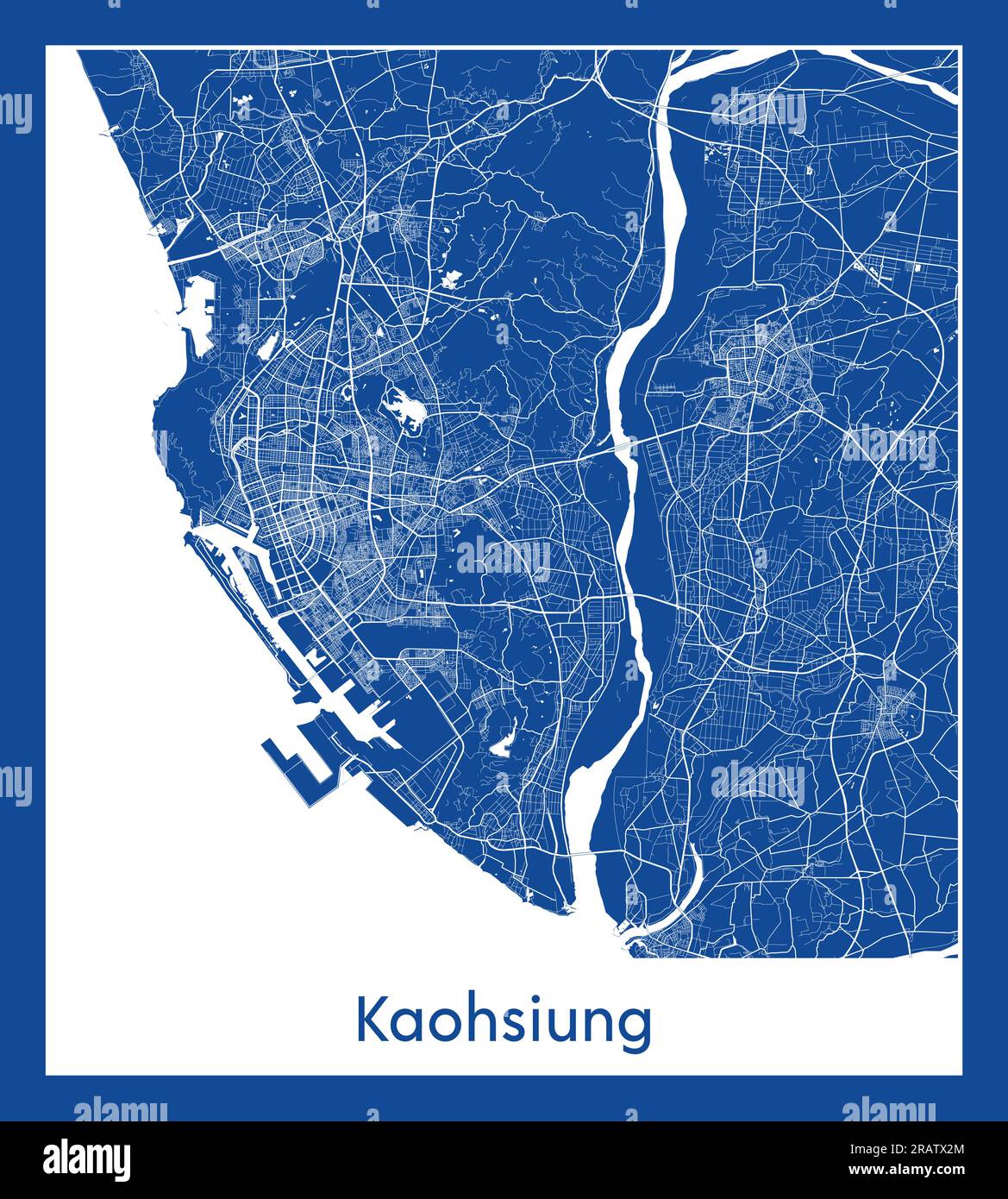 Kaohsiung map Stock Vector Images - Alamy