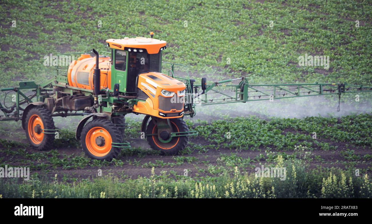 Precision Agriculture: Capturing the Vitality of Crop Care Stock Photo ...