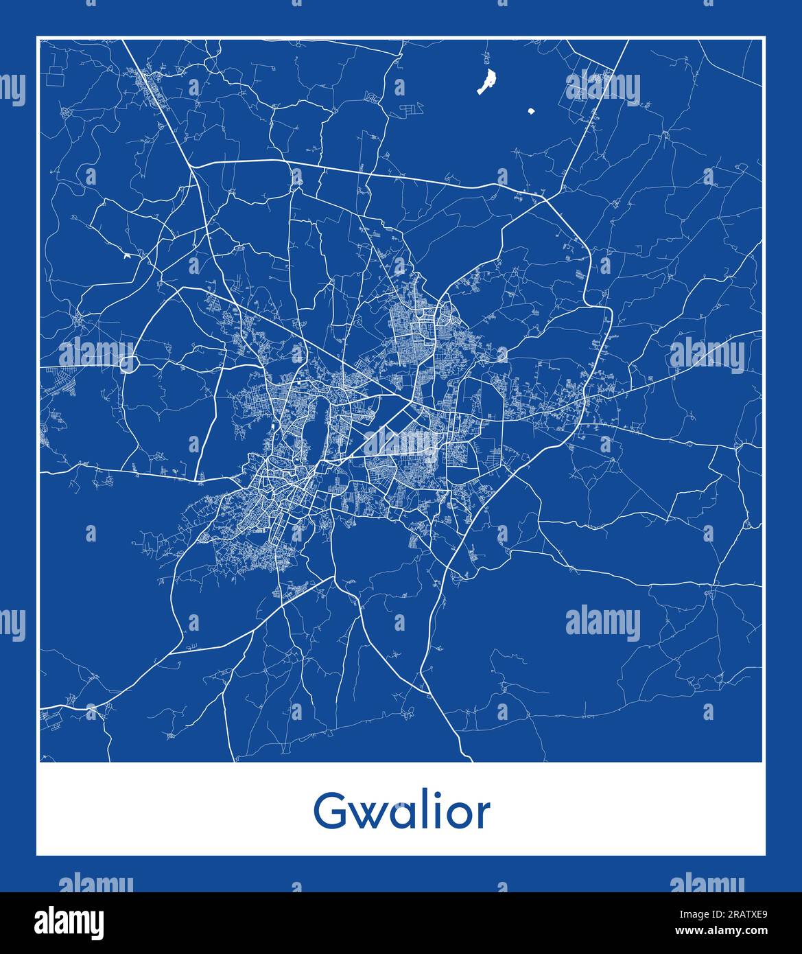 Gwalior map Stock Vector Images - Alamy