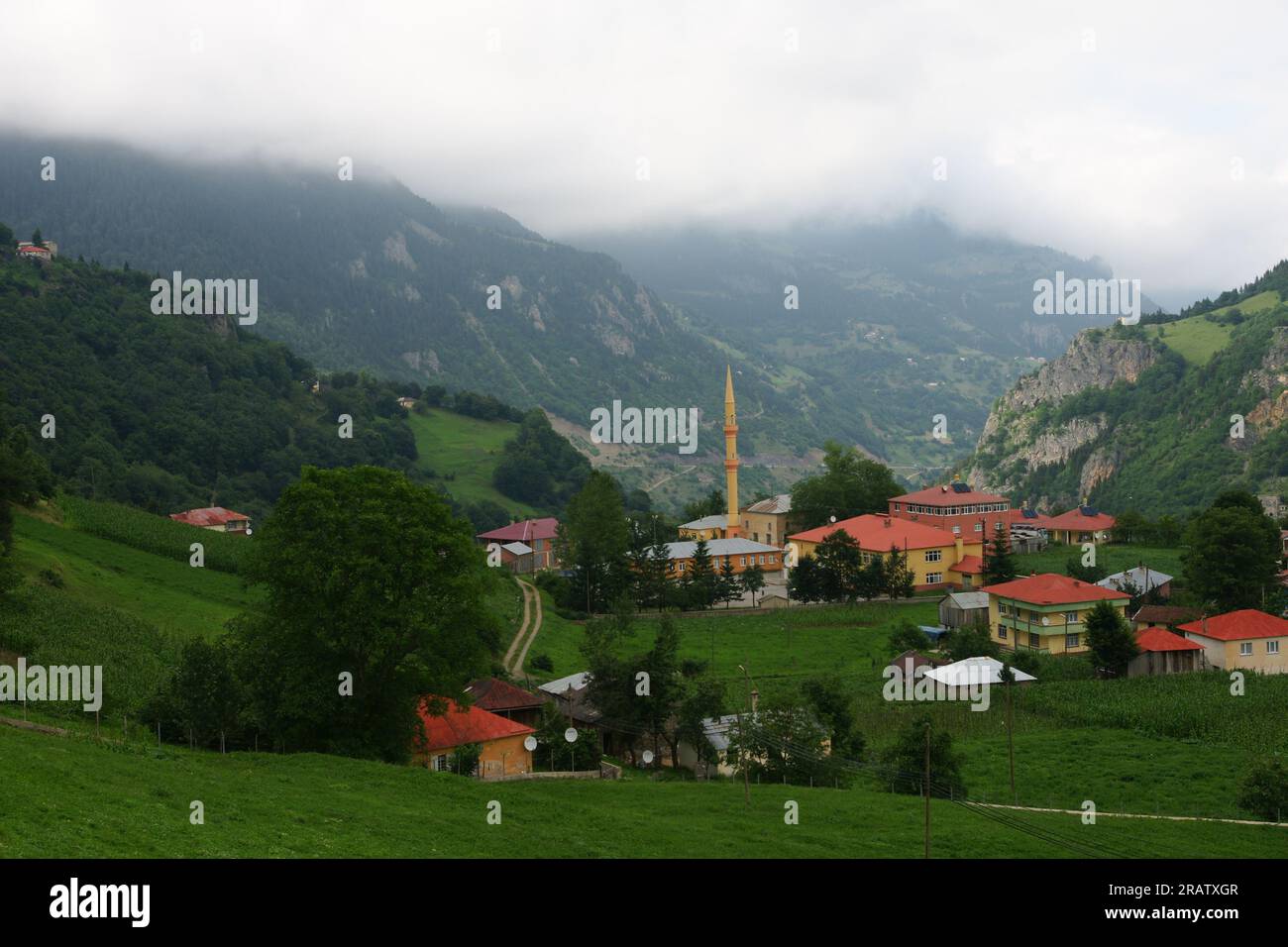 Located in Trabzon, Turkey, Hamsikoy is an important tourism center ...