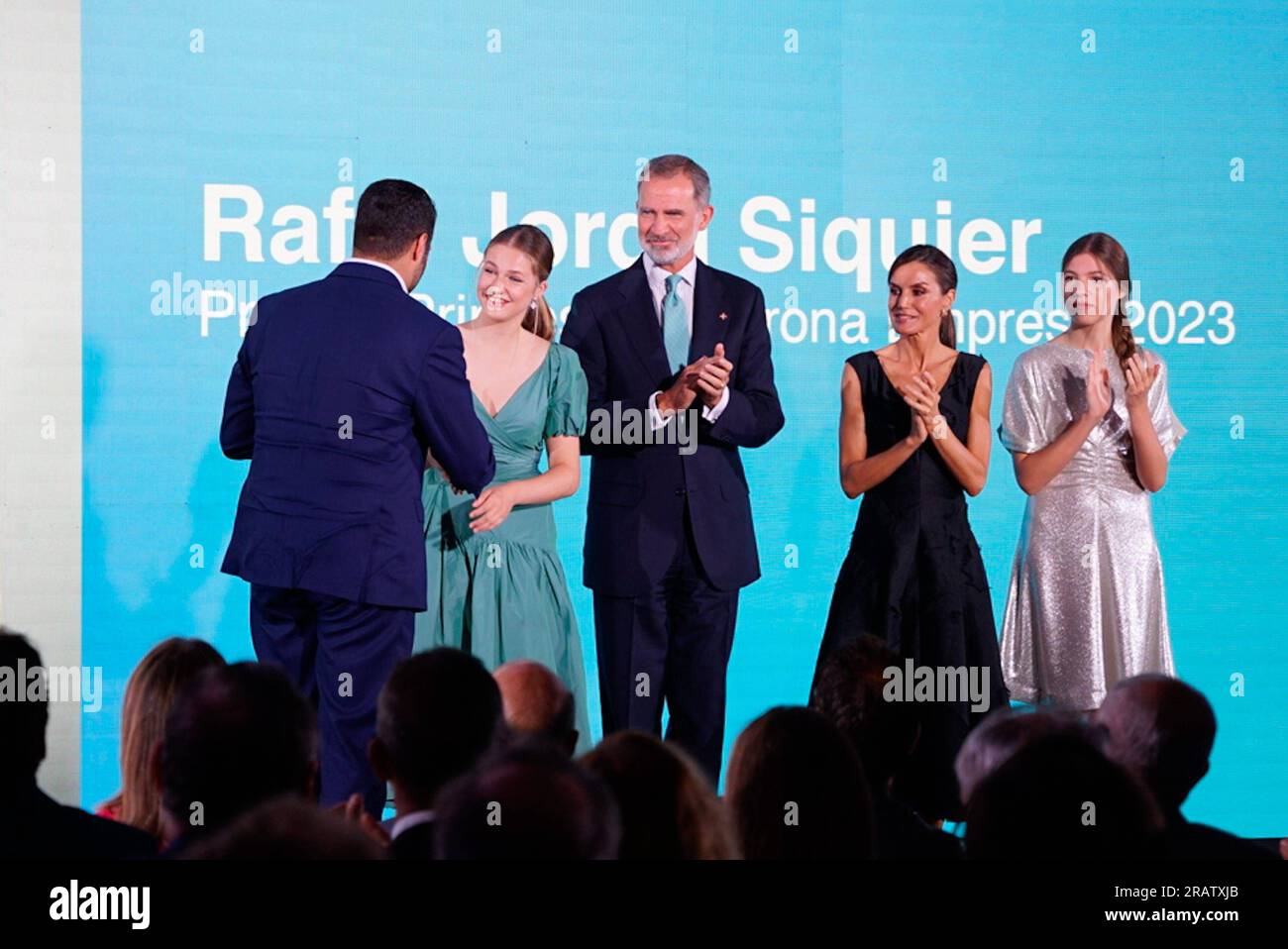 Madrid, Spain. 05th July, 2023. Spanish King Felipe VI and Letizia ...