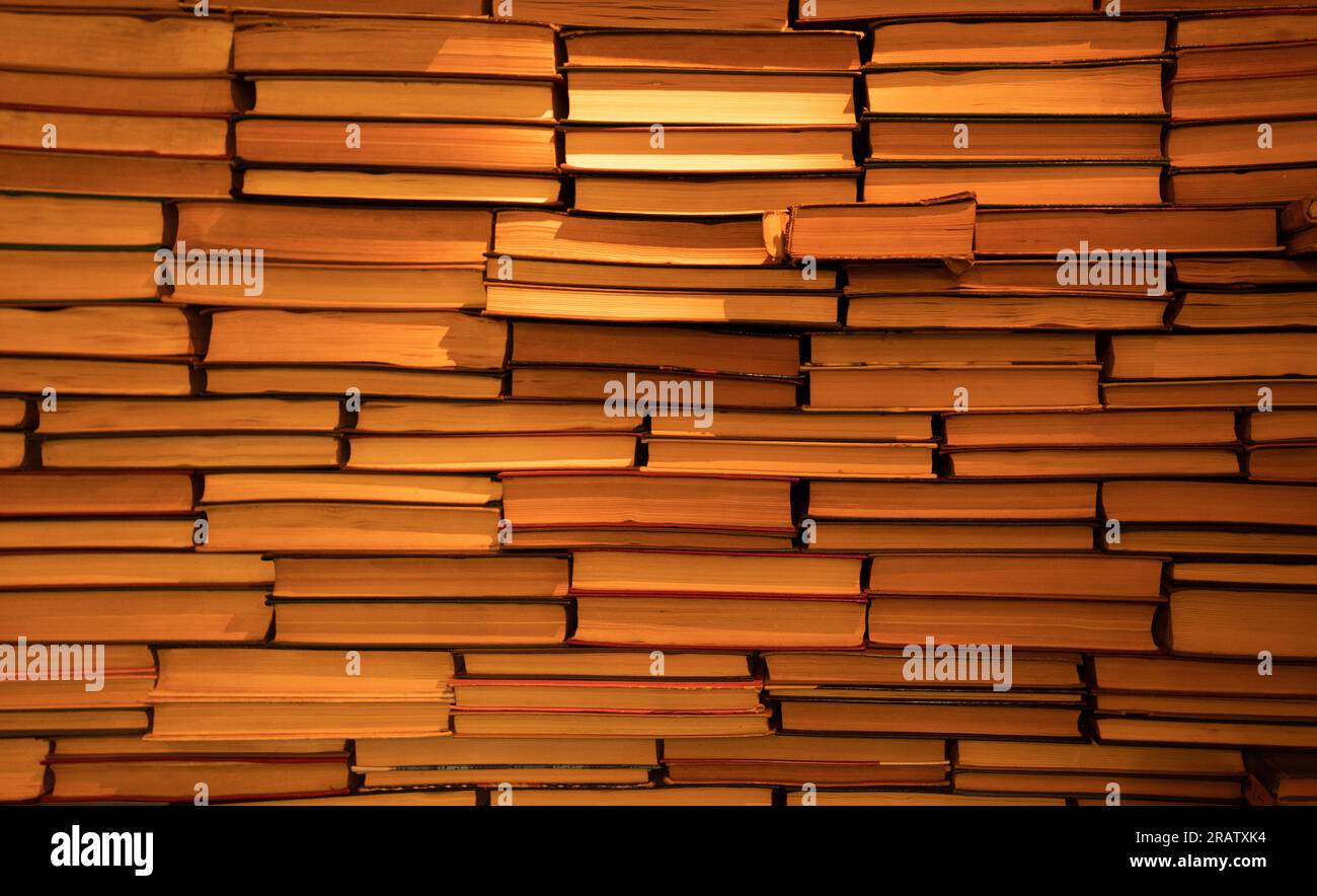 Library Relics: Discovering the Texture of Antique Books Stock Photo ...