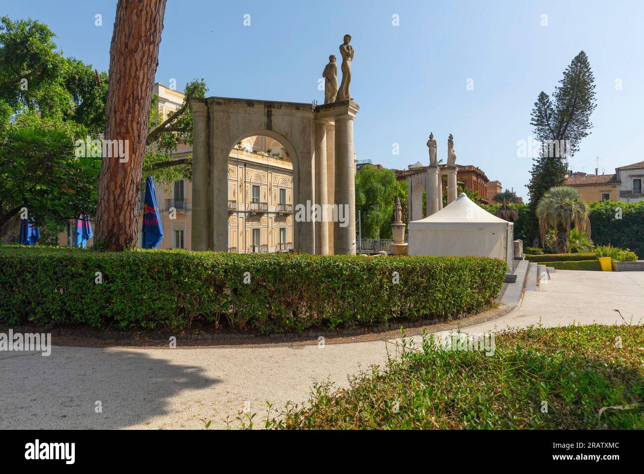Bellini gardens catania hi-res stock photography and images - Alamy