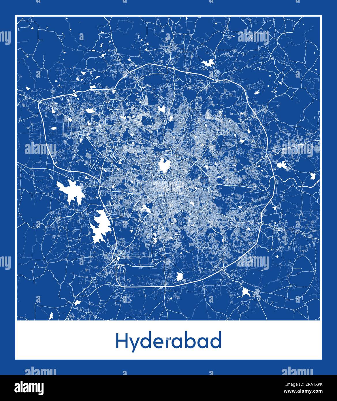 Hyderabad india map hi-res stock photography and images - Alamy