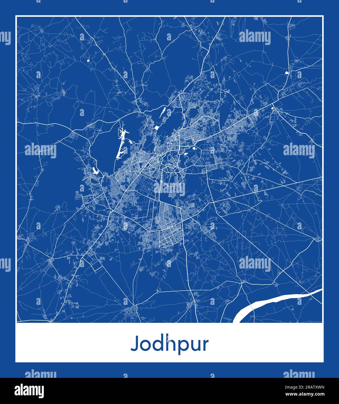 Jodhpur map Stock Vector Images - Alamy