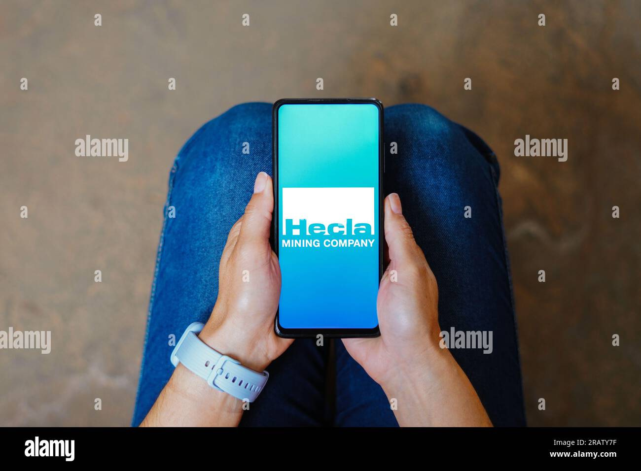 Brazil. 5th July, 2023. In this photo illustration, the Hecla Mining ...