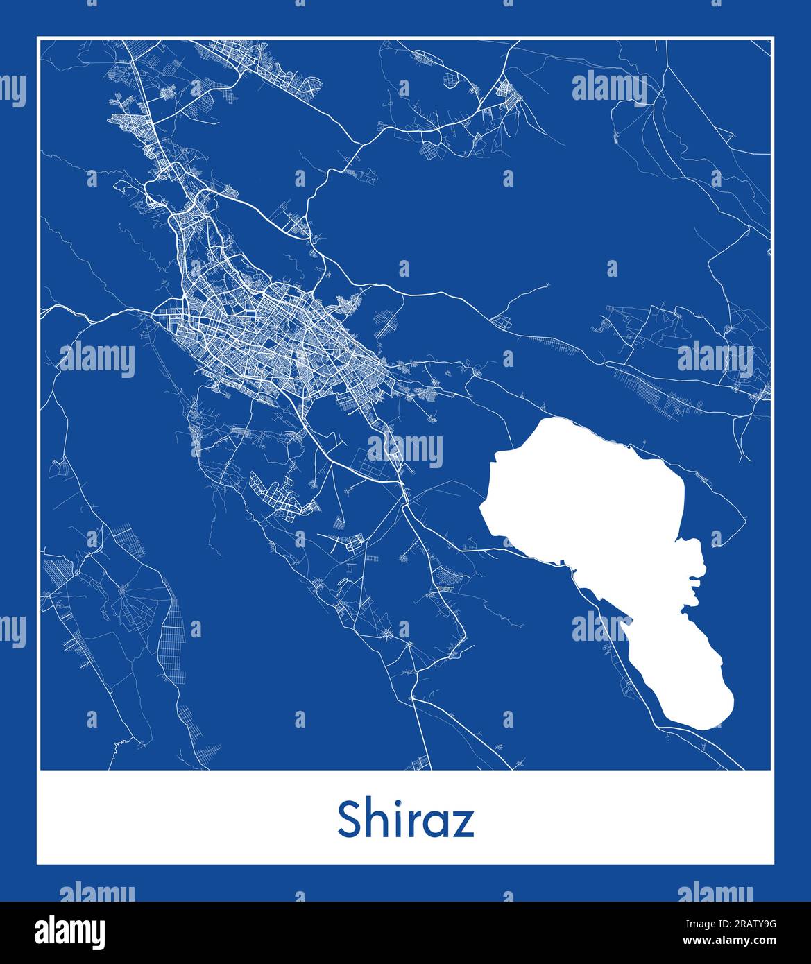 Map of shiraz iran Stock Vector Images - Alamy