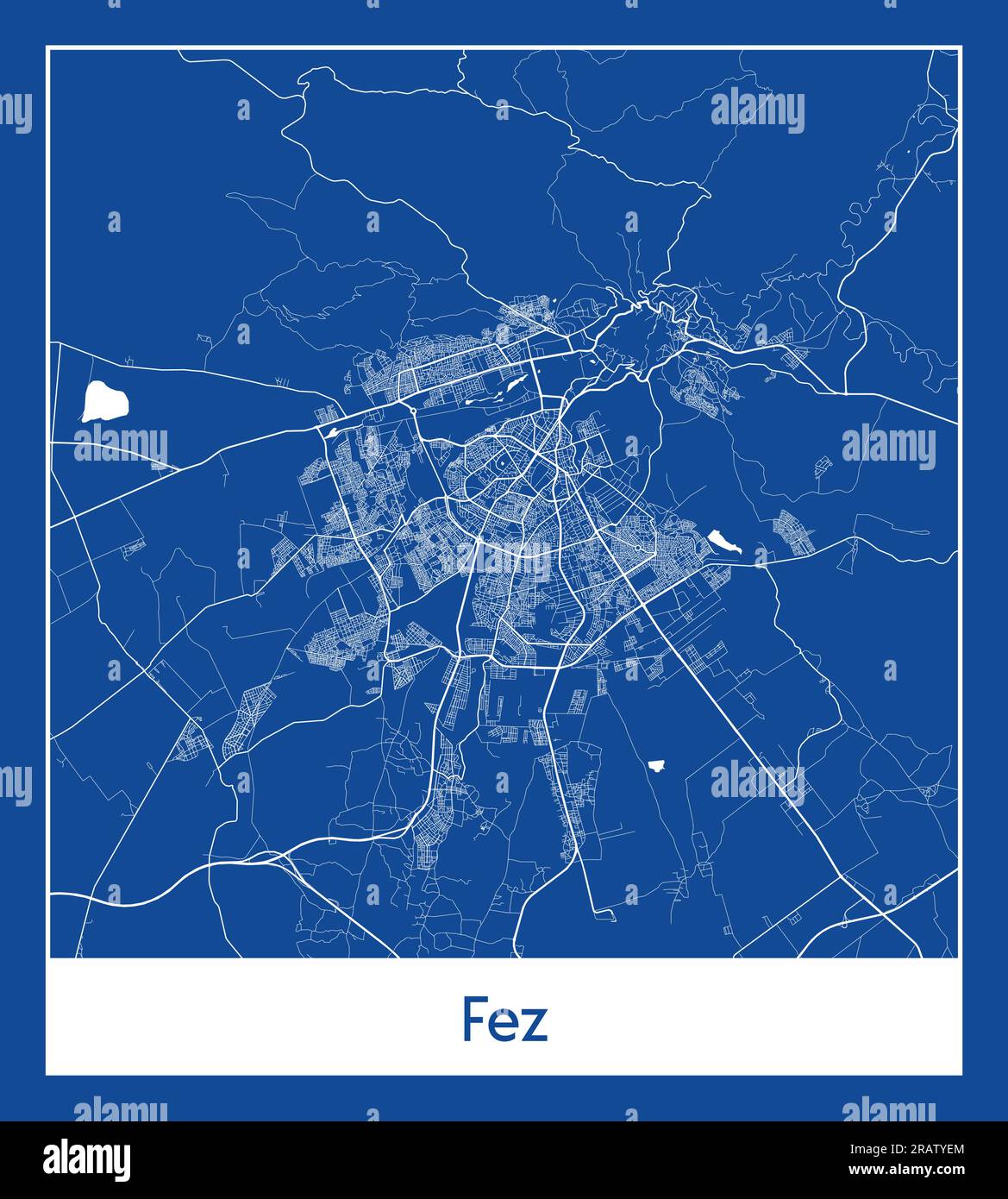 Fez map Stock Vector Images - Alamy