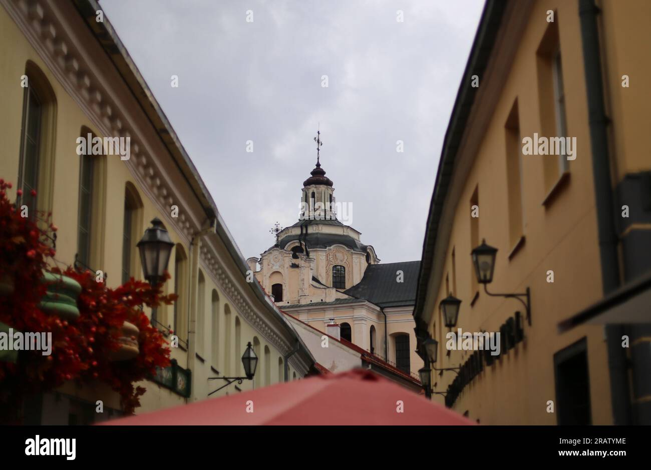 Buildings in Old Town of Vilnius, Lithuania Stock Photo - Alamy