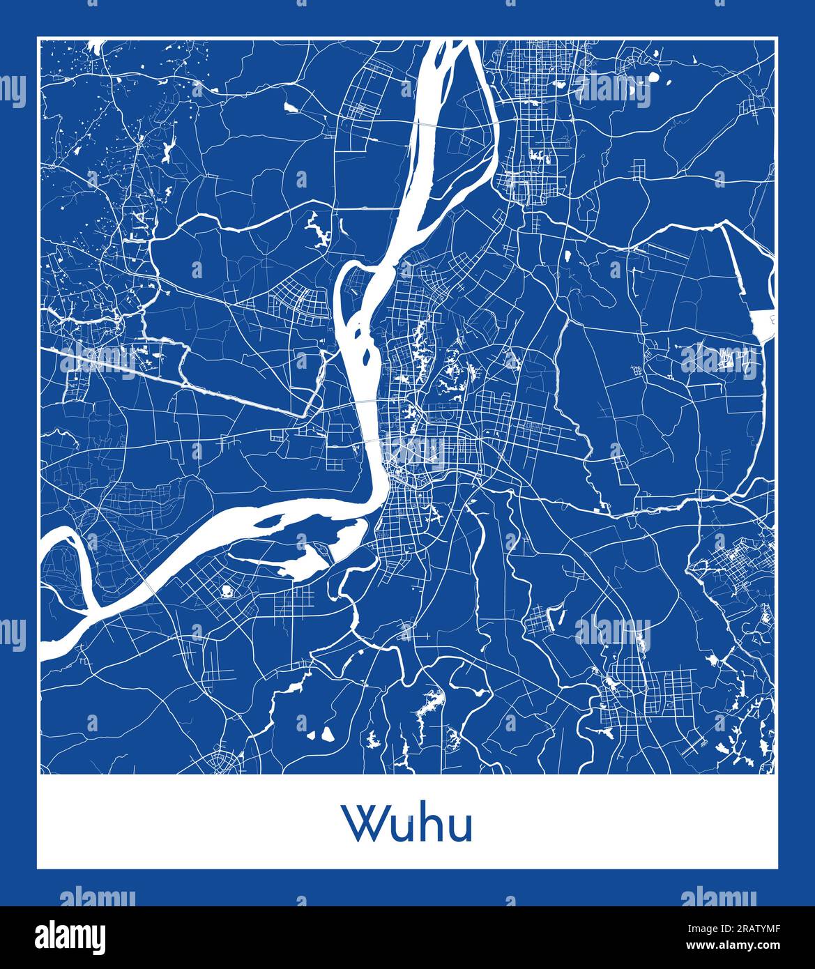 Wuhu map Stock Vector Images - Alamy