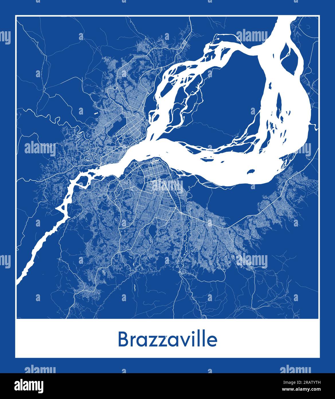 Congo brazzaville map hi-res stock photography and images - Alamy