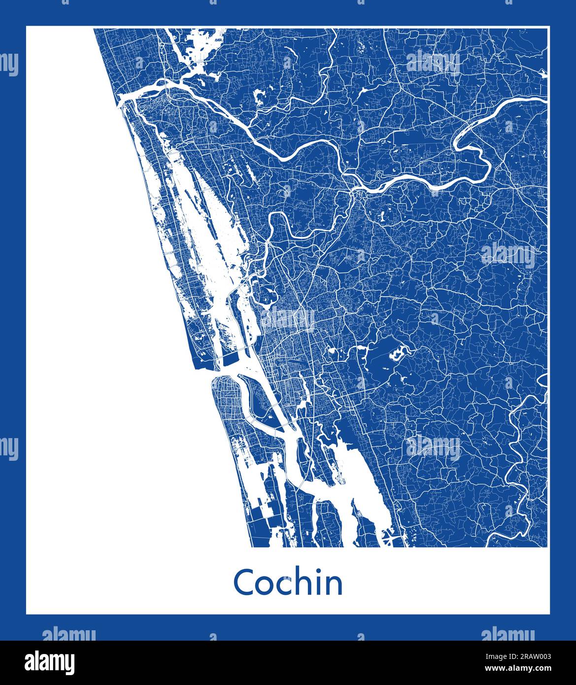 Cochin map Stock Vector Images - Alamy