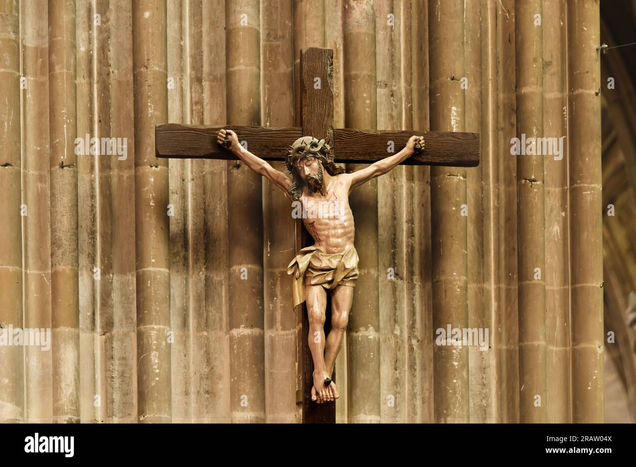 Suspended jesus sculpture hi-res stock photography and images - Alamy