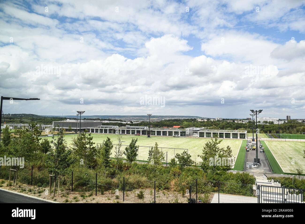 General view at the Campus PSG, the new training centre for the Paris ...