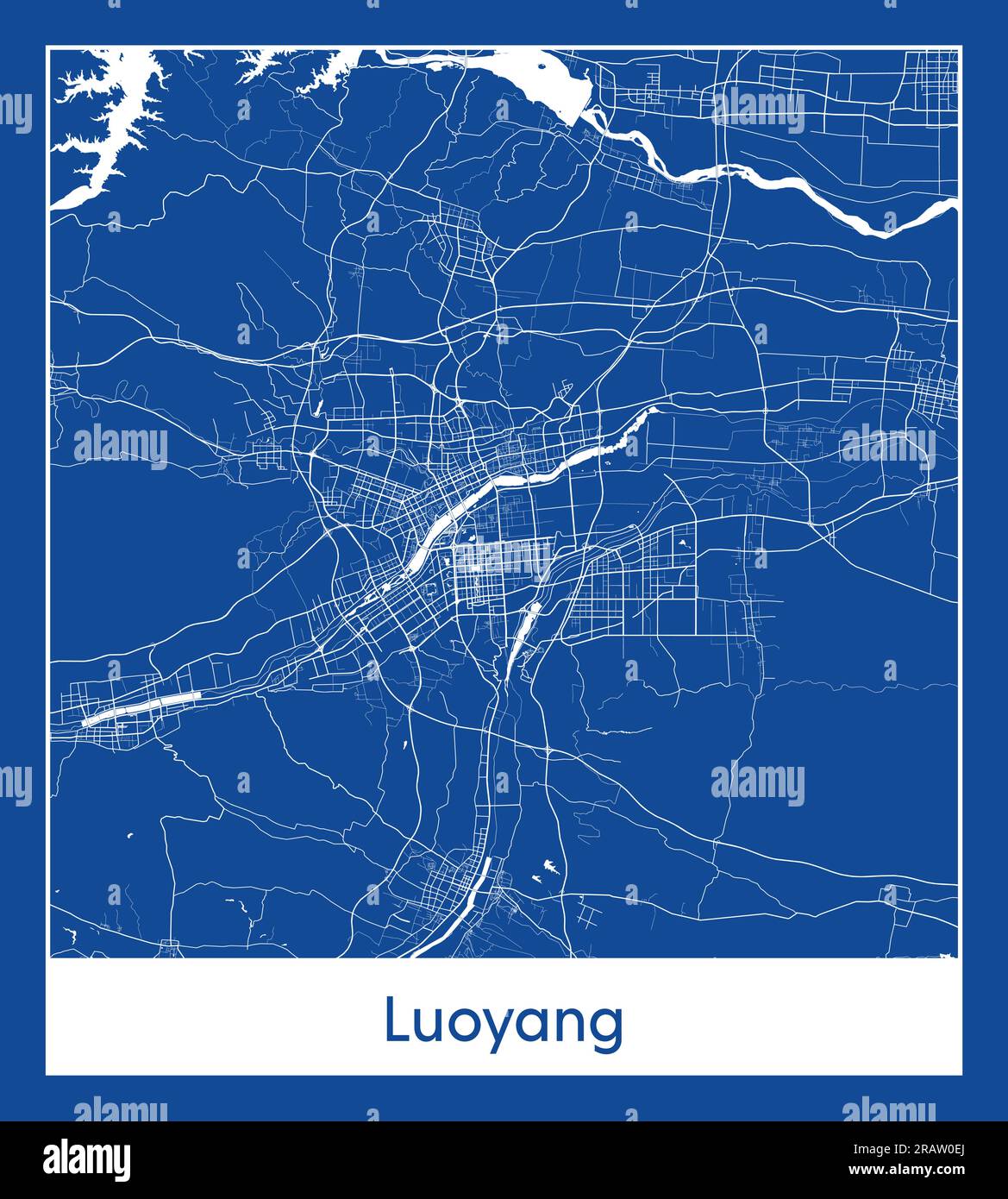 Luoyang map Stock Vector Images - Alamy