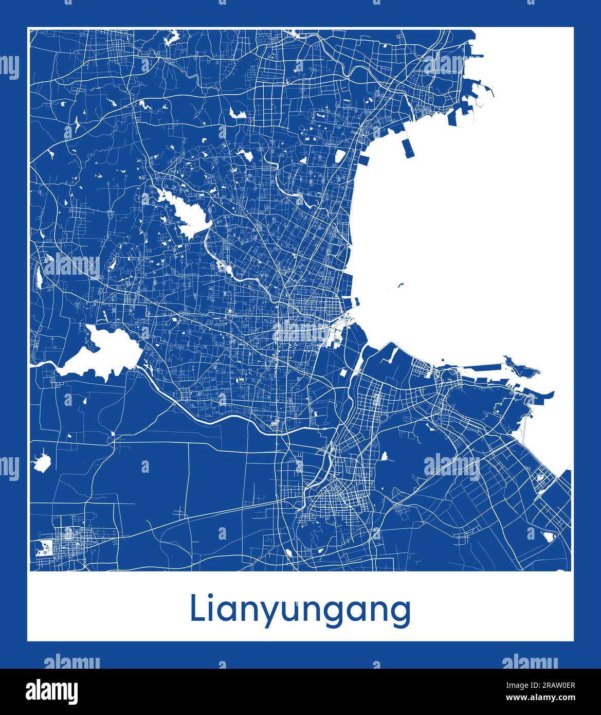 Lianyungang map Stock Vector Images - Alamy