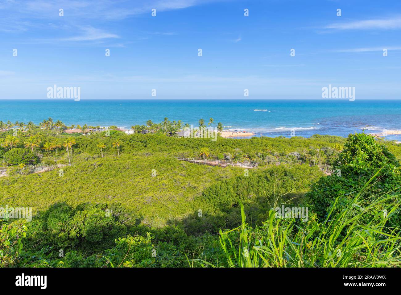 The beautiful nature landscape of Trancoso, district of Porto Seguro ...
