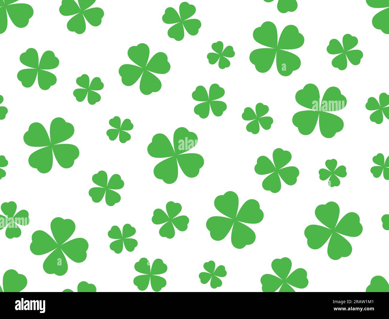 seamless clover pattern - vector illustration Stock Vector Image & Art ...