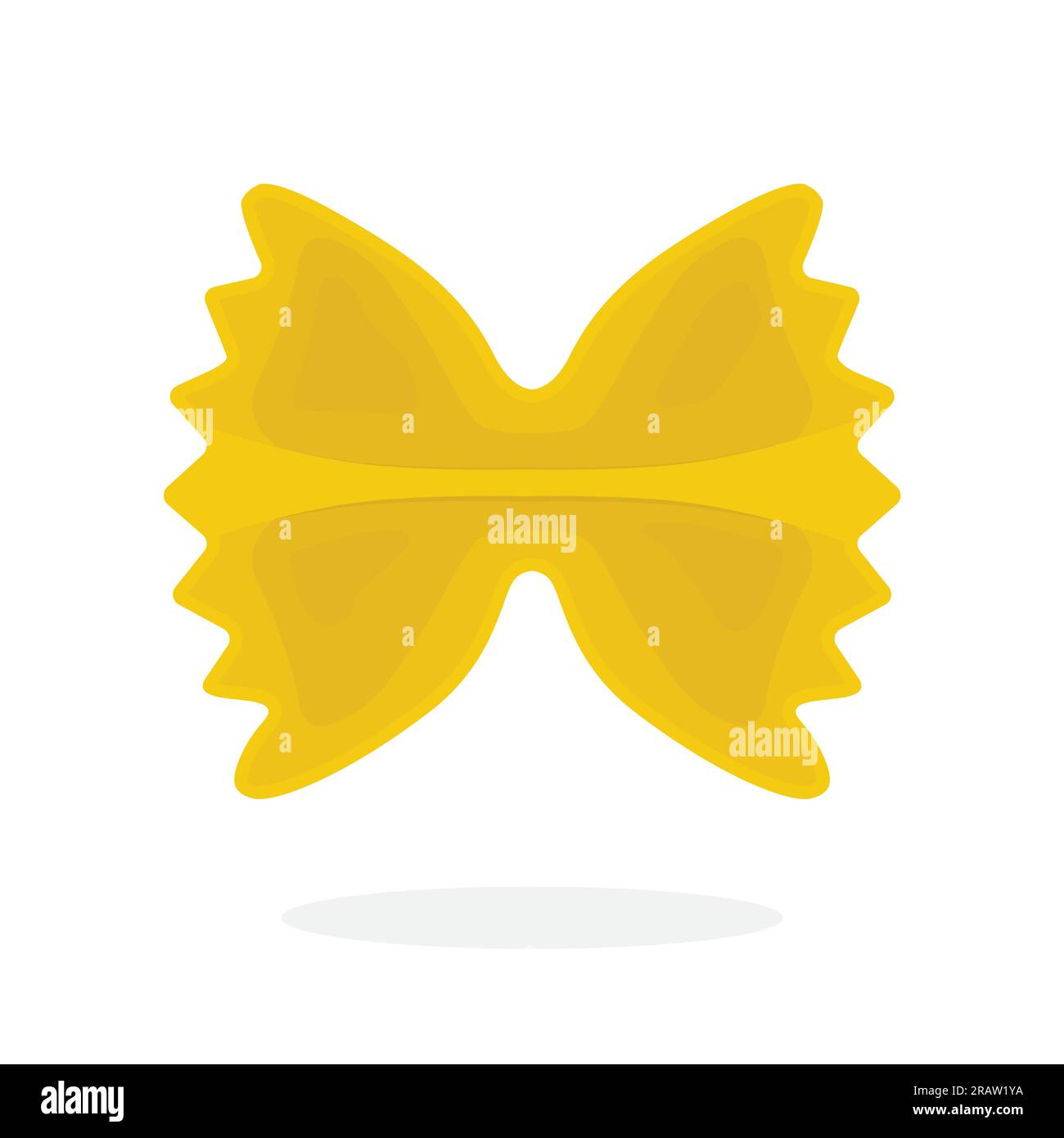 italian farfalle pasta icon- vector illustration Stock Vector Image ...