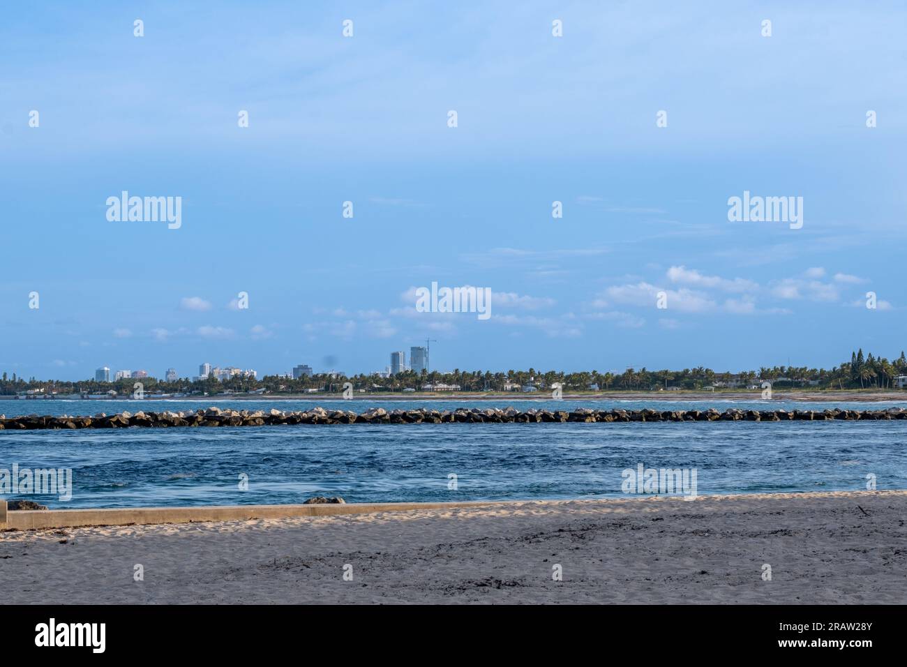 Beautiful beach in florida Stock Photo - Alamy