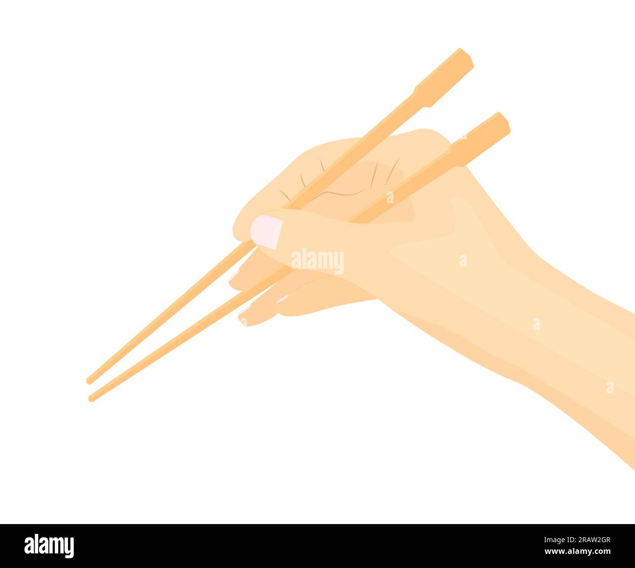 Wooden chopsticks icon cartoon Stock Vector Images - Alamy