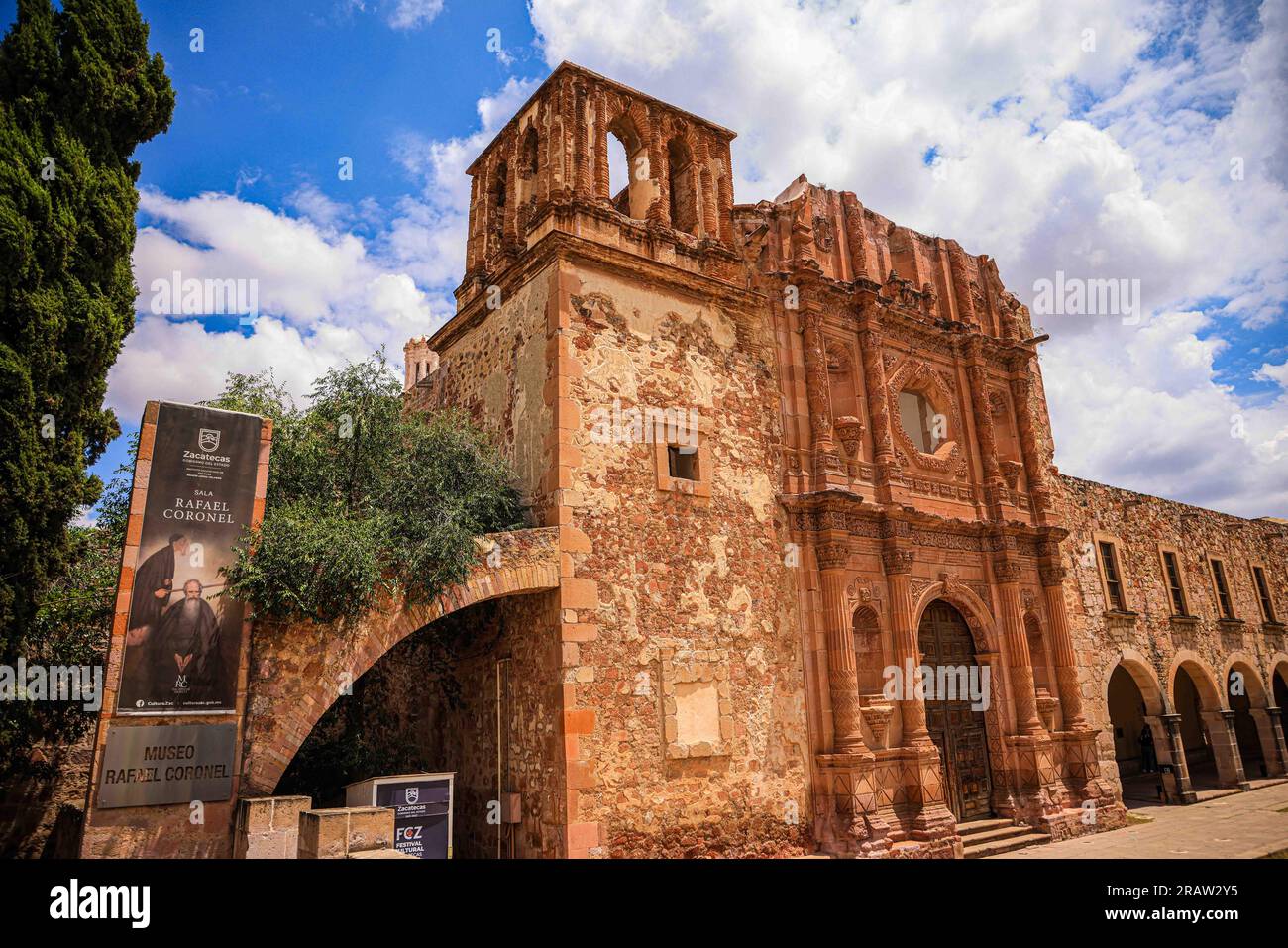 Zacatecas Mexico. Colonial zone of the capital city of the state of ...