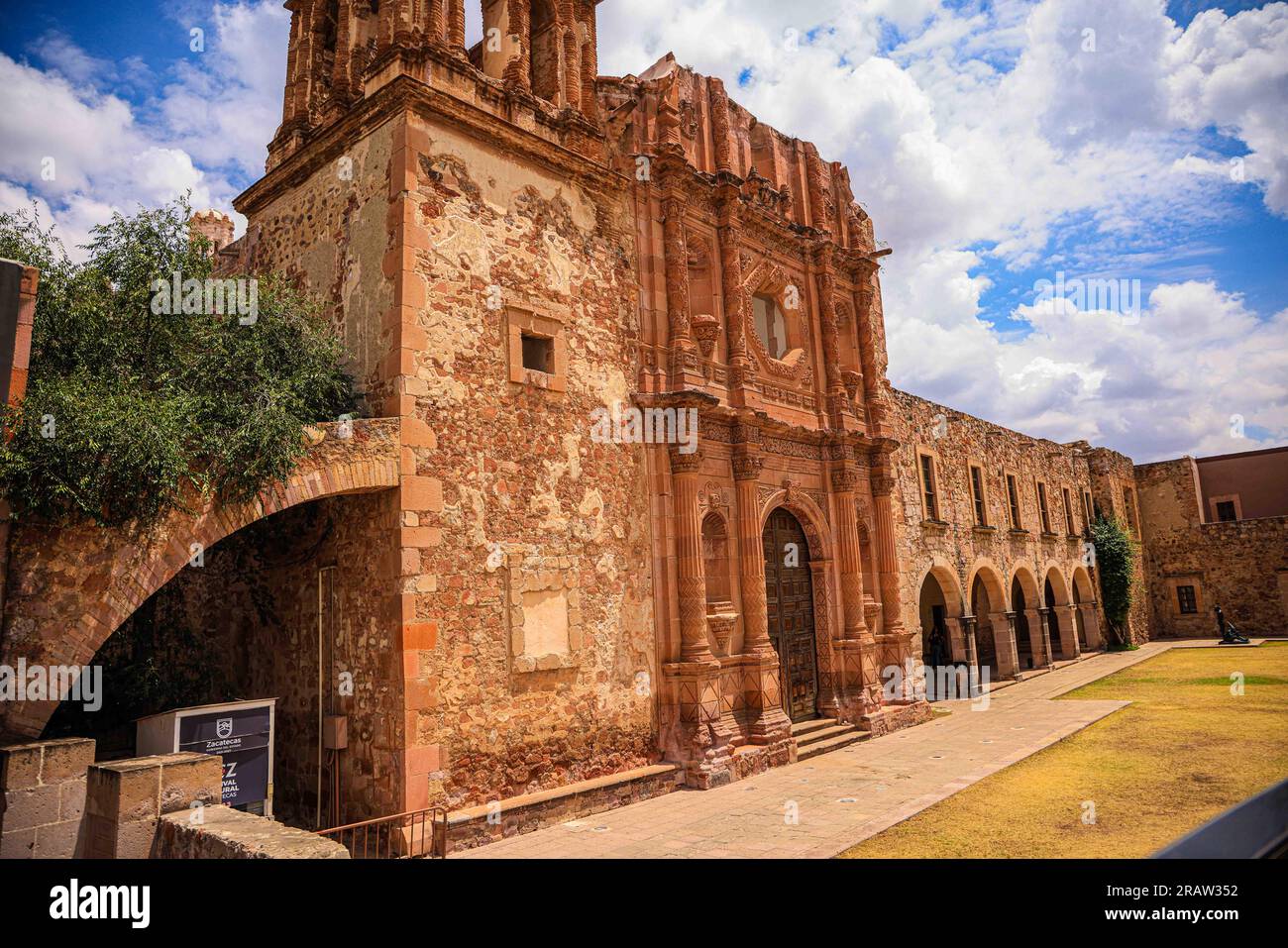 Zacatecas Mexico. Colonial zone of the capital city of the state of ...