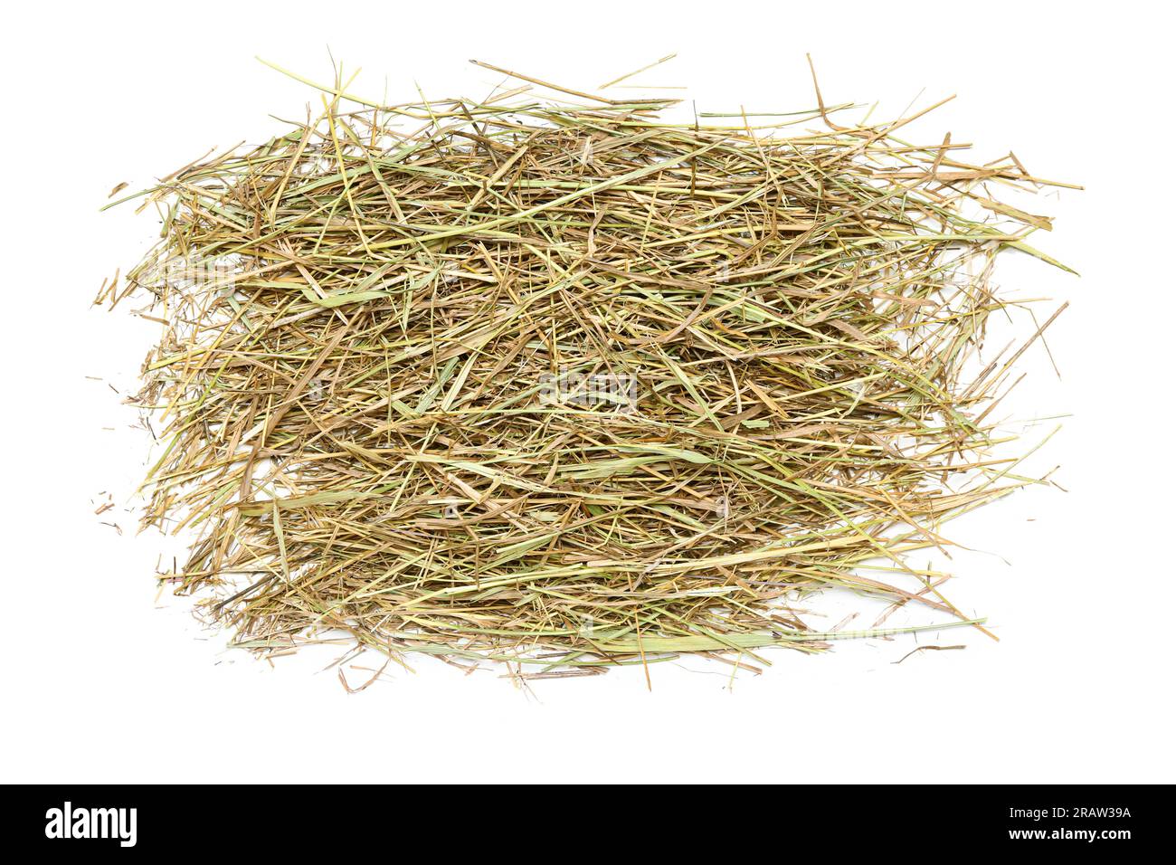 Straw scattered on white background Stock Photo - Alamy