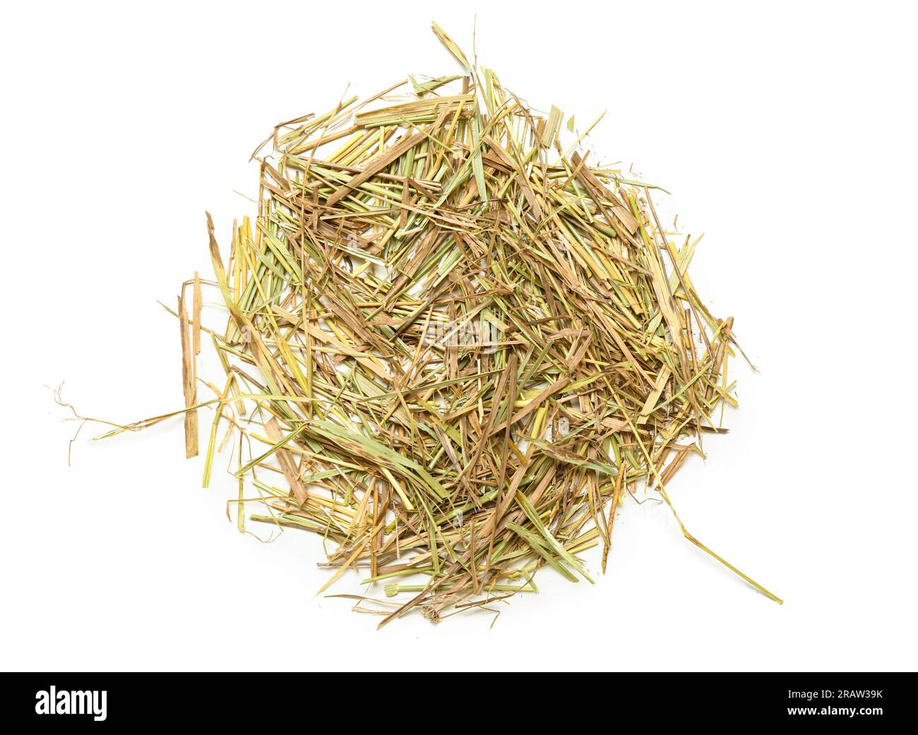 Straw scattered on white background Stock Photo - Alamy