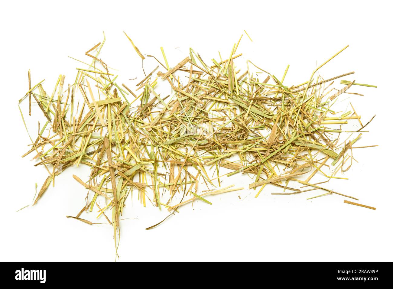 Straw scattered on white background Stock Photo - Alamy