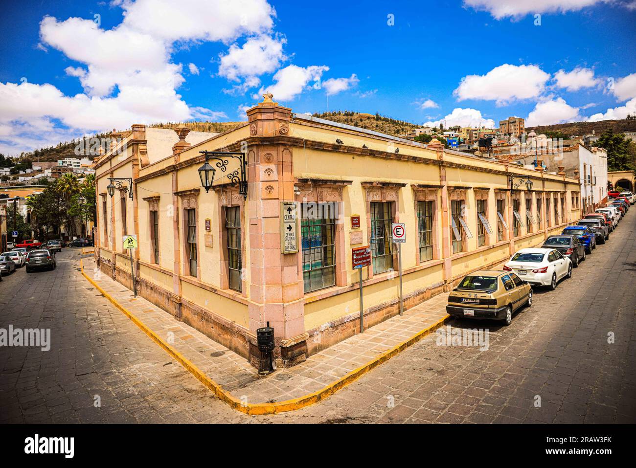 Zacatecas Mexico. Colonial zone of the capital city of the state of ...