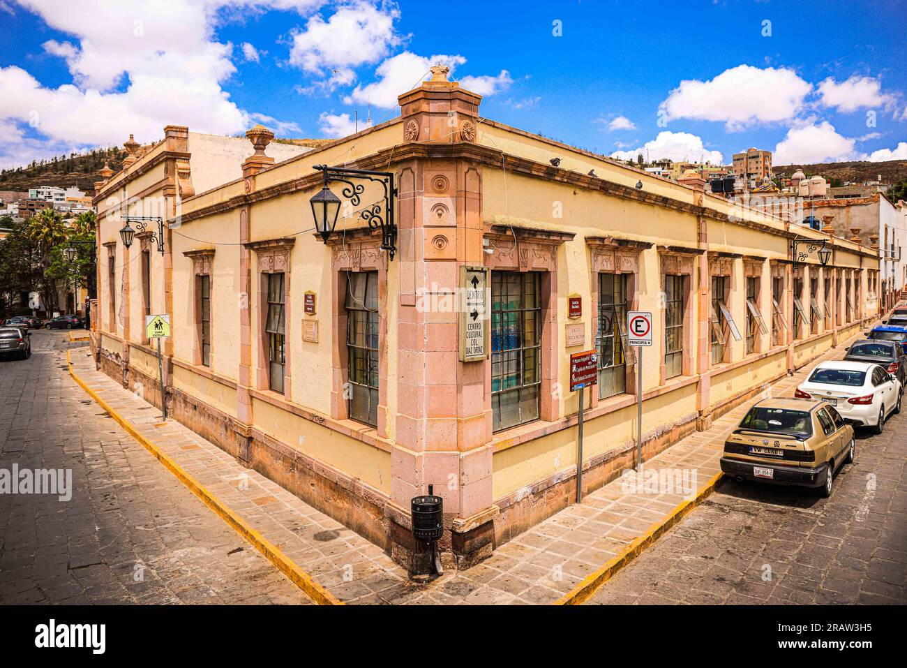 Zacatecas Mexico. Colonial zone of the capital city of the state of ...